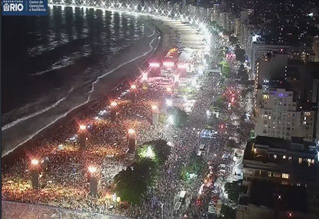 Lady Gaga: 2,1 milhões de pessoas lotam Copacabana e show ultrapassa ...